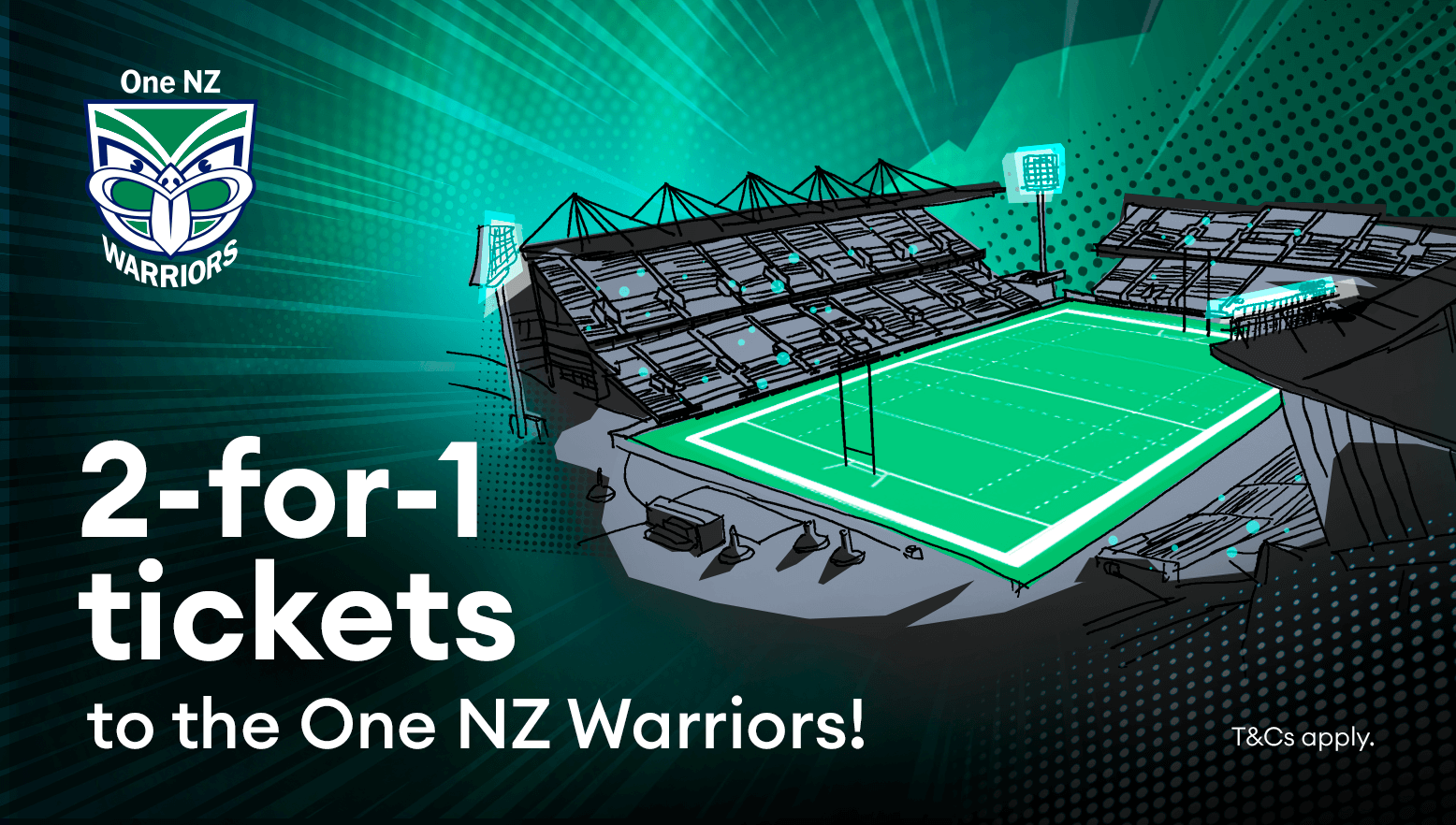 2-for-1 tickets to the One New Zealand Warriors home games (Sold Out ...