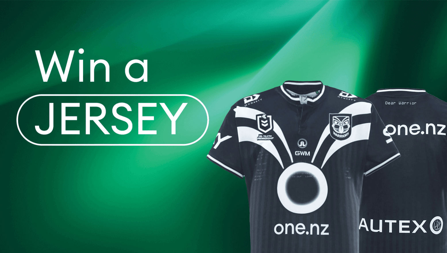 Win a One New Zealand Warriors Dynasty Dear Warrior Jersey - One NZ Rewards