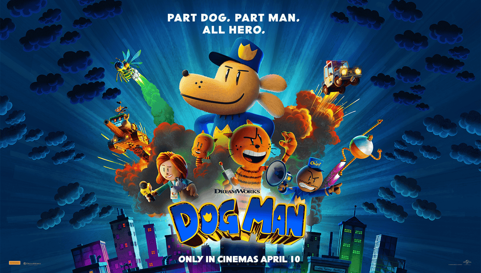 Win a double pass to see Dog Man - One NZ Rewards